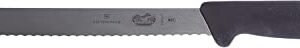 Victorinox Fibrox 8-Inch Serrated Bread Knife with Black Handle