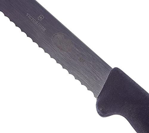 Victorinox Fibrox 8-Inch Serrated Bread Knife with Black Handle