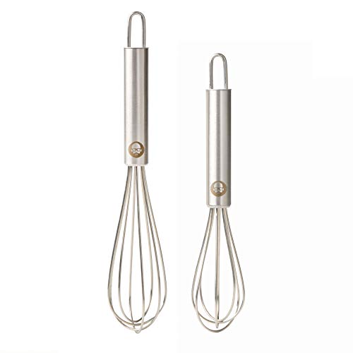 Babish 2-Piece (5” and 7”) Stainless Steel Tiny Whisk Set