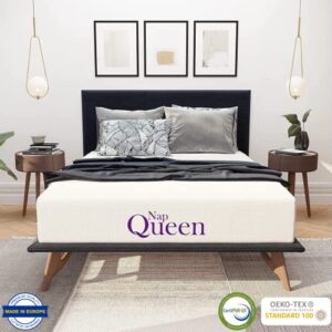 NapQueen 6 Inch Cooling Gel Twin Size Medium Firm Memory Foam Mattress, Bed in a Box