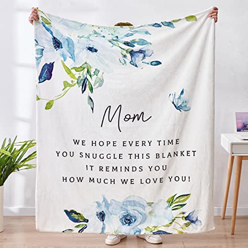 Gifts for Mom, Gifts for Mom from Daguther, Mothers Day Blanket Gifts for Mom, Birthday Gifts for Mom, Mom Gifts, Mothers Day Blanket Gifts for Mom, Mom Gifts from Daughter Son Soft Throw 60" x 50"