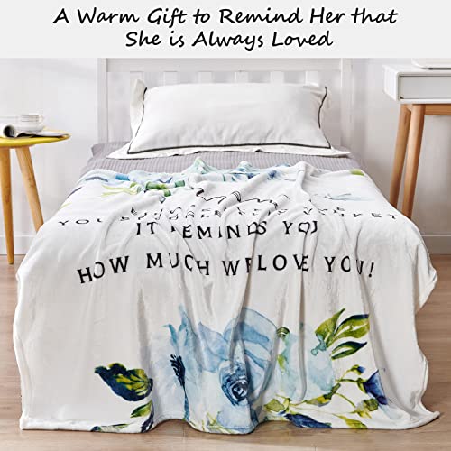 Gifts for Mom, Gifts for Mom from Daguther, Mothers Day Blanket Gifts for Mom, Birthday Gifts for Mom, Mom Gifts, Mothers Day Blanket Gifts for Mom, Mom Gifts from Daughter Son Soft Throw 60" x 50"