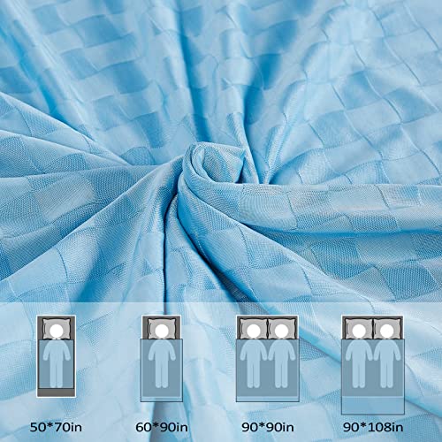 Topcee Cooling Blanket, Summer Cooling Blankets for Hot Sleepers, Arc-Chill Q-Max>0.5 Cool Fiber, Oeko-TEX 100% Certified, Soft, Breathable, Double-Side Design Throw,Keep Cool for Adults Kids 50"x70"