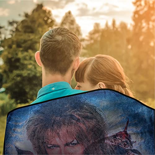 Bazillion Dreams Jim Henson's Labyrinth Fleece Softest Comfy Throw Blanket for Adults & Kids| Measures 60 x 45 Inches