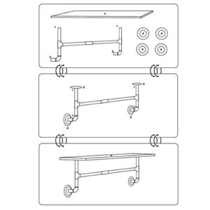 Womio Industrial Pipe Bathroom Shelves Wall Mounted with Towel Bar,19.7in Rustic Wall Decor Farmhouse,1 Tiered Towel Rack Metal Floating Shelves Towel Holder,Wall Shelf Over Toilet