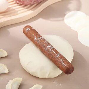 Kyraton Rolling Pin for Baking, Wood Dough French Rolling Pins Pizza Dough Roller, Dumpling Pin Pie Cookie Rolling Pins (7.9-Inch)