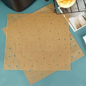 BYKITCHEN Air Fryer Oven Liners, 11x12 Inches, Nonstick Unbleached Rectangular Air Fryer Parchment Paper for Ninja Foodi Air Fryer Toaster Ovens, XL Air Fryer, Dehydrator and More (Set of 100)