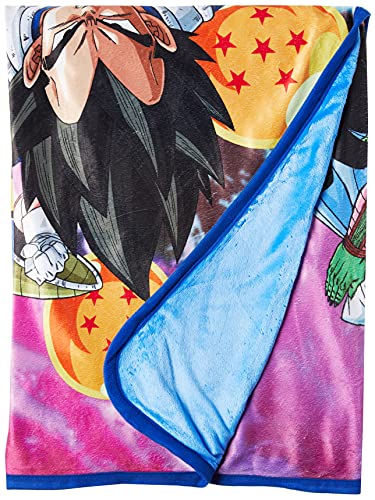 Dragon Ball Z GE-57756 Group Galaxy Polyester Throw Blanket, 46 x 60"