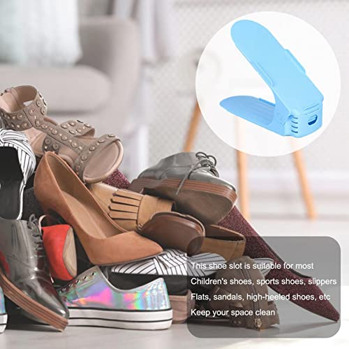 Shoe Space Saver - Adjustable Double Layer Storage Shoe Organizer Holder - 3-Level Shoe Rack Thickened Holder Storage Space Saver Ruimu