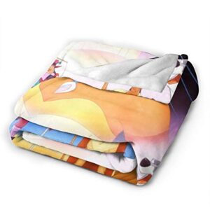 Look Back At Me Pocah-ontas Throw Blanket Soft and Warm Ultra-Soft Micro Fleece Blanket,60"" x50