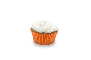 fox run orange cupcake liner, set of 32