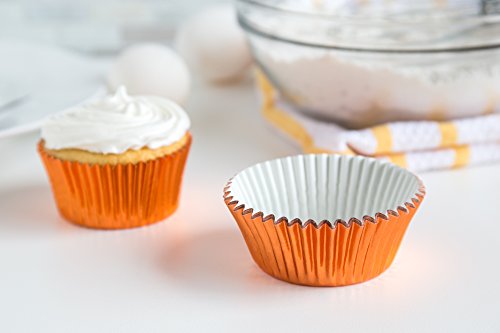 Fox Run Orange Cupcake Liner, Set of 32