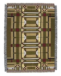 frank lloyd wright oak park skylight tapestry throw blanket