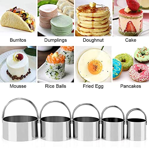 Pastry Cutter, Biscuit Cutter, Dough Scraper, Silicone Baking Mats, Stainless Steel Pastry Blender Set, Dough Cutter Biscuit Cutter Baking Pastry Mat Dough Blender Tools & Pastry Utensils (5 Pcs/Set)