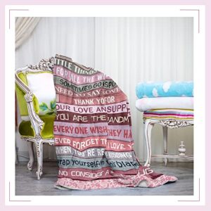 Loxezom Grandma Gifts, Gifts for Grandma from Granddaughter, Nana Gifts, Best Grandma Christmas Birthday Gifts Throw Blanket 60" x 50", Grandma Gifts from Grandchildren, Grandmother Granny Gifts Ideas