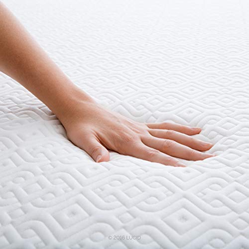 LUCID Mattress, King, White