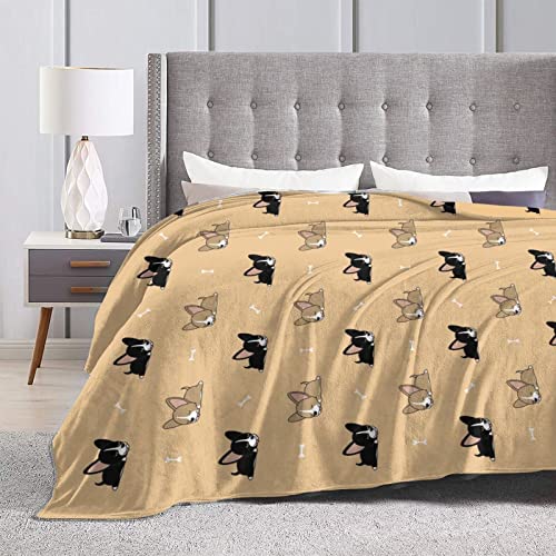 Corgi Throw Blanket Super Soft Warm Flannel Blankets for Bed Sofa Corgi Gifts for Corgi Lovers