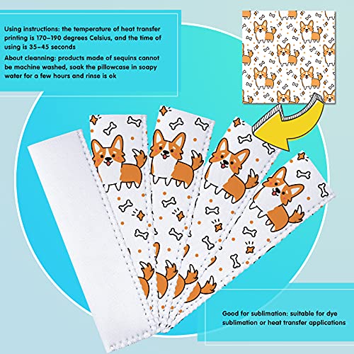 Sublimation Blank ice Lolly Sleeves Neoprene Insulator Sleeves Reusable Ice Holders Washable Ice Sleeve Holder Bag for Kids (30 Pieces)