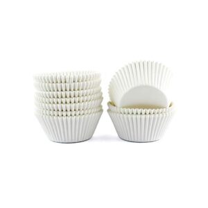 Warmparty Baking Cups Cupcake Liners, Standard Sized, 300 Count (White)