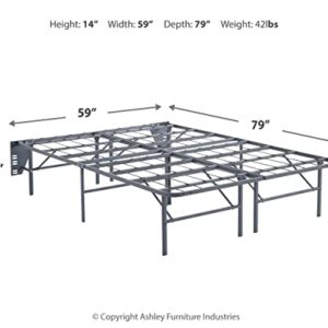 Signature Design by Ashley Better than a Boxspring RTA Foundation, 14 Inch Mattress Riser, Queen