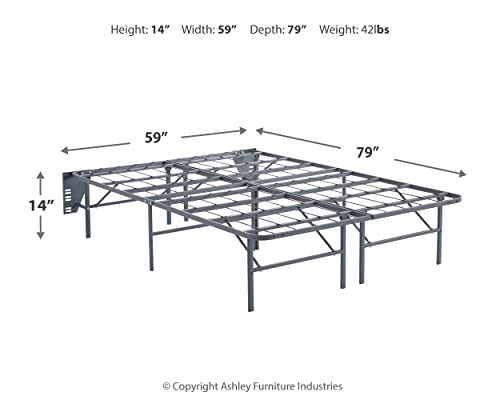 Signature Design by Ashley Better than a Boxspring RTA Foundation, 14 Inch Mattress Riser, Queen