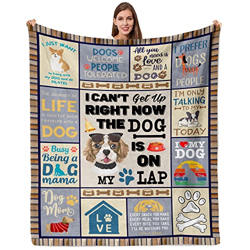 Dog Mom Gifts For Women, Dog Mom Gifts Throw Blanket 50"x60", Dog Lovers Gifts For Women, Gifts For Dog Lovers Women, Gifts For Dog Moms, Dog Mom Gift, Gift For Dog Lover, Best Gifts For Dog Owners