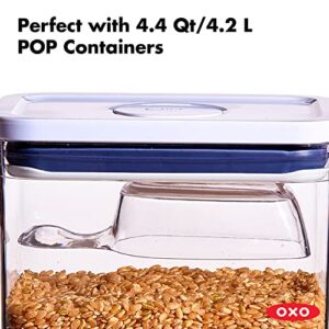 OXO Good Grips POP Container 1/2 Cup Scoop, Clear