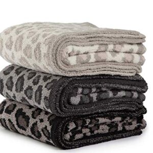 Barefoot Dreams CozyChic Safari Blanket Cream Multi