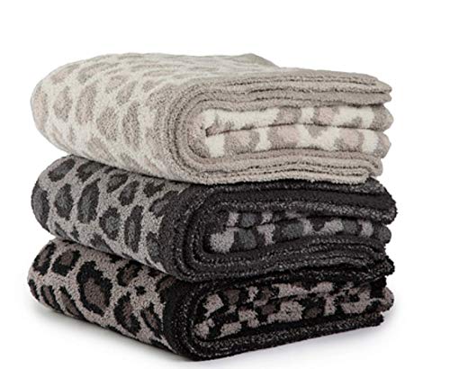 Barefoot Dreams CozyChic Safari Blanket Cream Multi