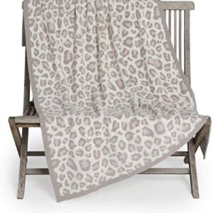 Barefoot Dreams CozyChic Safari Blanket Cream Multi