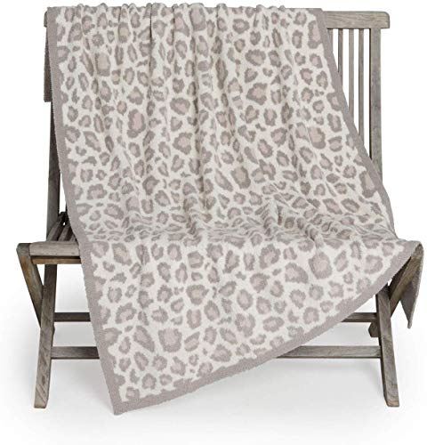 Barefoot Dreams CozyChic Safari Blanket Cream Multi