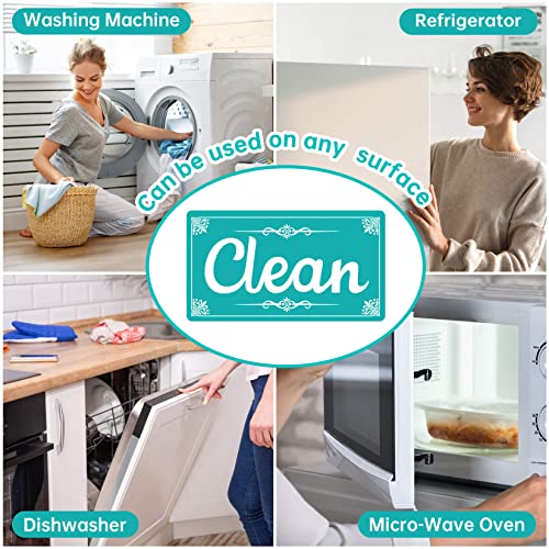 Dirty Clean Dishwasher Magnet,Dishwasher Magnet Clean Dirty Sign Magnet for Dishwasher Dish Bin That Says Clean or Dirty Dish Washer Refrigerator for Kitchen Organization and Storage Necessities