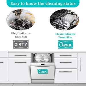 Dirty Clean Dishwasher Magnet,Dishwasher Magnet Clean Dirty Sign Magnet for Dishwasher Dish Bin That Says Clean or Dirty Dish Washer Refrigerator for Kitchen Organization and Storage Necessities