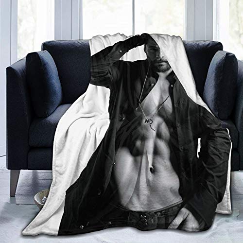 Chris Hemsworth Soft and Comfortable Wool Fleece Throw Blankets Yoga Blanket Beach Blanket Suitable for Home and Tourist Camping