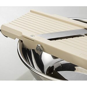 Benriner Super Slicer, with 4 Japanese Stainless Steel Blades, Beige