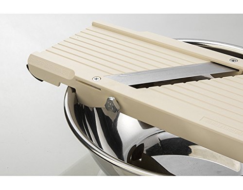 Benriner Super Slicer, with 4 Japanese Stainless Steel Blades, Beige