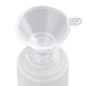 50 Pcs Mini Funnel TailaiMei Clear Plastic Funnels for Perfume Fragrance Essential Oils, Lab Bottles, Sand Art, Spices and Recreational Activities.