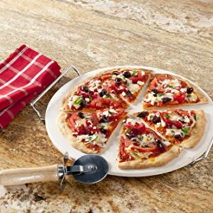 Nordic Ware, Tan Pizza Stone Set, 13 inch diameter