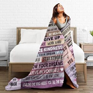 to My Sister Gift from Sister Ultra-Soft Micro Fleece Blanket Flannel Throws Blankets Sister in Law Sisters Warm Quilts for Bed Couch Travel Beach Throw Banket(60"x50", Gift for Sister Blanket)