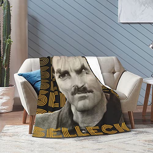 Tom Selleck Blanket Ultra-Soft Micro Fleece Blanket Warm Cozy Plush Bed Blanket Lightweight Sofa Throw Blanket