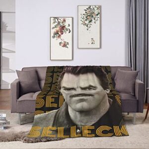 Tom Selleck Blanket Ultra-Soft Micro Fleece Blanket Warm Cozy Plush Bed Blanket Lightweight Sofa Throw Blanket