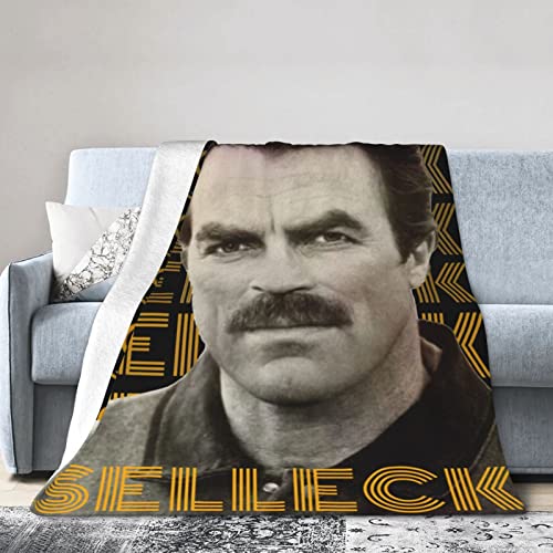 Tom Selleck Blanket Ultra-Soft Micro Fleece Blanket Warm Cozy Plush Bed Blanket Lightweight Sofa Throw Blanket