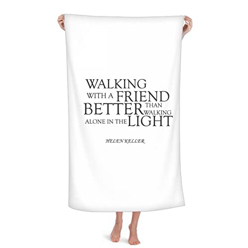 Quote About Friendship by Helen Keller Throw Blanket Soft Warm Flannel