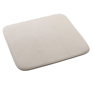 norpro mircofiber drying dish mat, 16 x 18-inch, beige