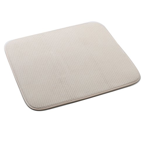 Norpro Mircofiber Drying Dish Mat, 16 x 18-inch, Beige