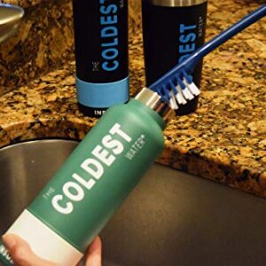 The Coldest Water Bottle Brush - Built for Stainless Steel Water Bottles,Tumblers, Easy, Safe Cleaning and Scrubbing - 3 Tools in 1