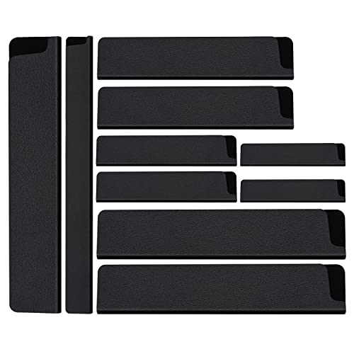 10-Piece Universal Knife Edge Guards, Non-BPA Knife Sheath, Waterproof Abrasion Resistant Felt Lined Knife Cover Sleeves Knife Protectors, Gentle on Your Blades (10pcs)