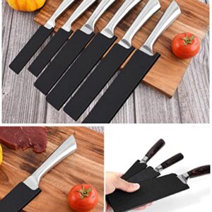 10-Piece Universal Knife Edge Guards, Non-BPA Knife Sheath, Waterproof Abrasion Resistant Felt Lined Knife Cover Sleeves Knife Protectors, Gentle on Your Blades (10pcs)