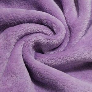 Pug Throw Blanket Kid's Blanket Puppy Blanket Super Soft Flannel Blanket for Bed and Couch, Pug Gifts for Pug Lovers(Purple,60x80)