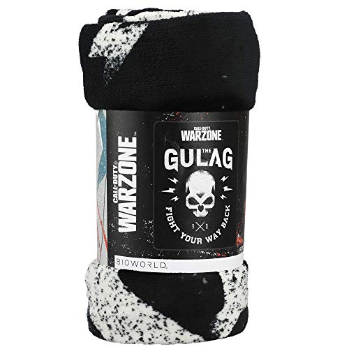 Bioworld Call of Duty: Warzone The Gulag Fleece Throw Blanket